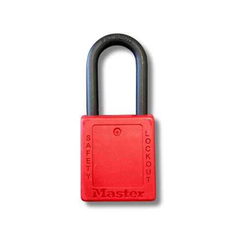 Lockout Padlock, KA, Red, 1-3/4"H